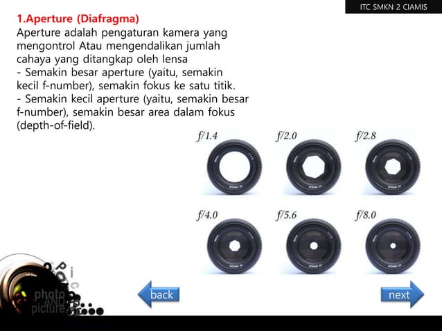 Komponen Dasar Kamera | PPTX