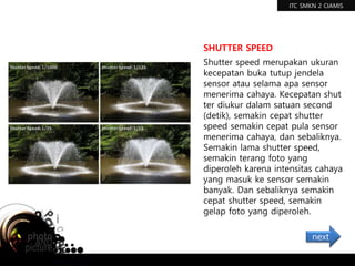 Komponen Dasar Kamera | PPTX