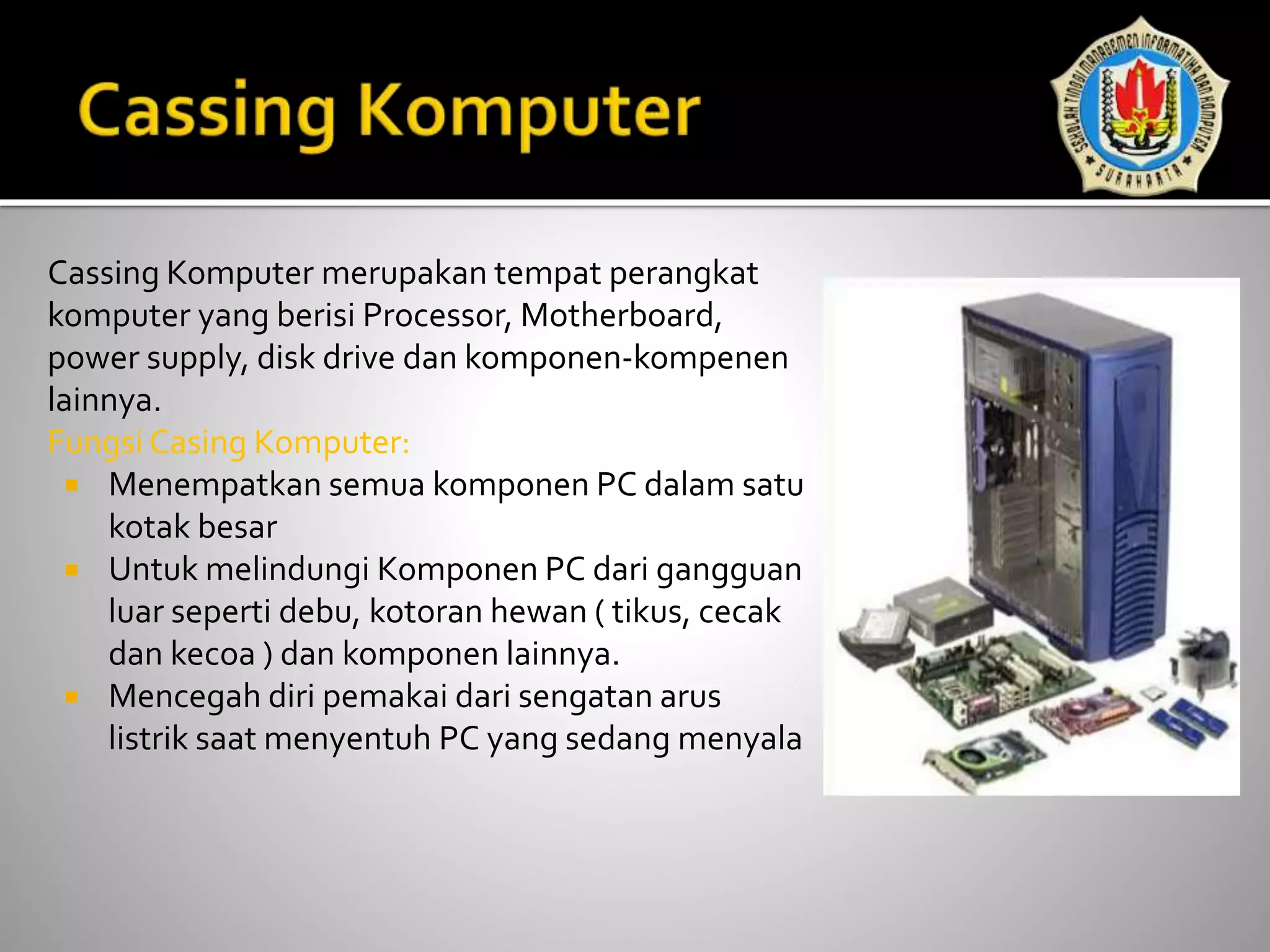 Komponen komputer | PPTX