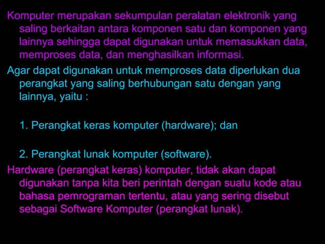 Komponen komputer 5 | PPT