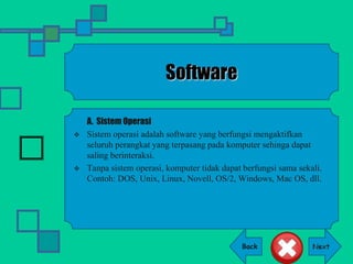 Komponen komputer dan fungsinya | PPTX