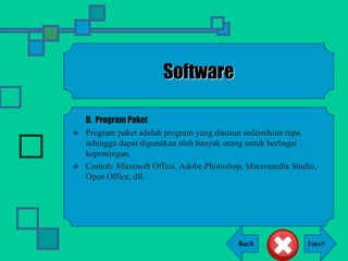 Komponen komputer dan fungsinya | PPTX