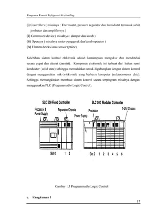 Komponen kontrol refrigerasi_atau_air_handling | PDF