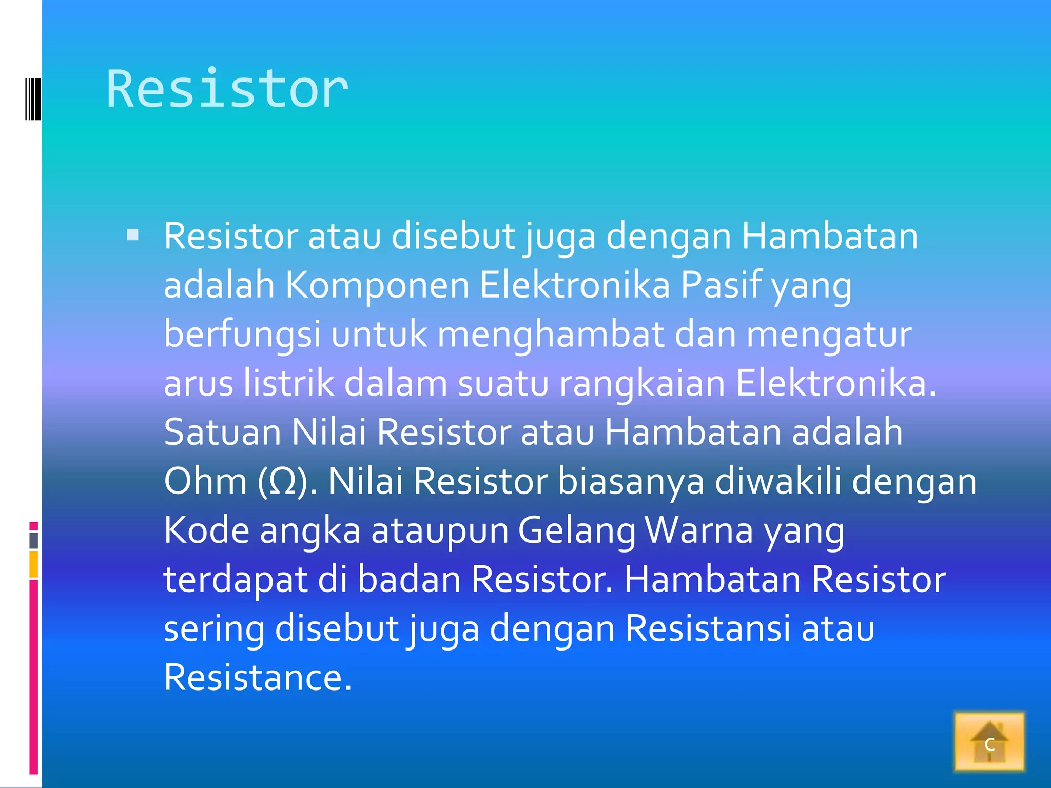 Komponen listrik aktif & pasif | PPTX