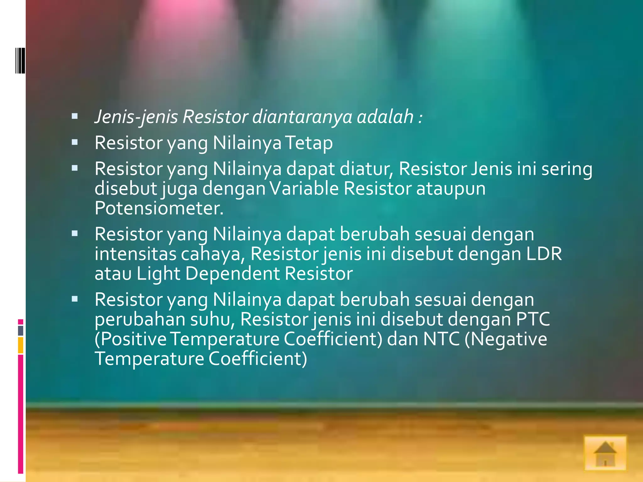 Komponen listrik aktif & pasif | PPTX