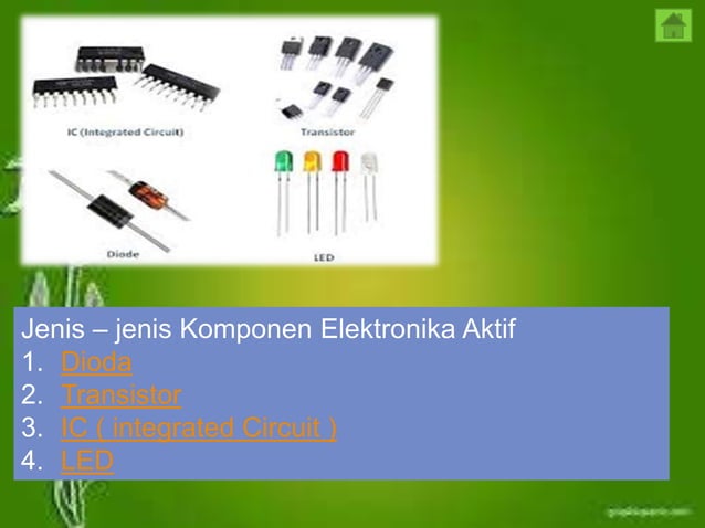 Komponen listrik aktif & pasif | PPTX
