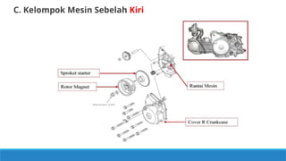 KOMPONEN MESIN SEPEDA MOTOR silinder kop | PPTX