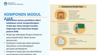 Komponen Modul Ajar Kurikulum Merdeka.pptx