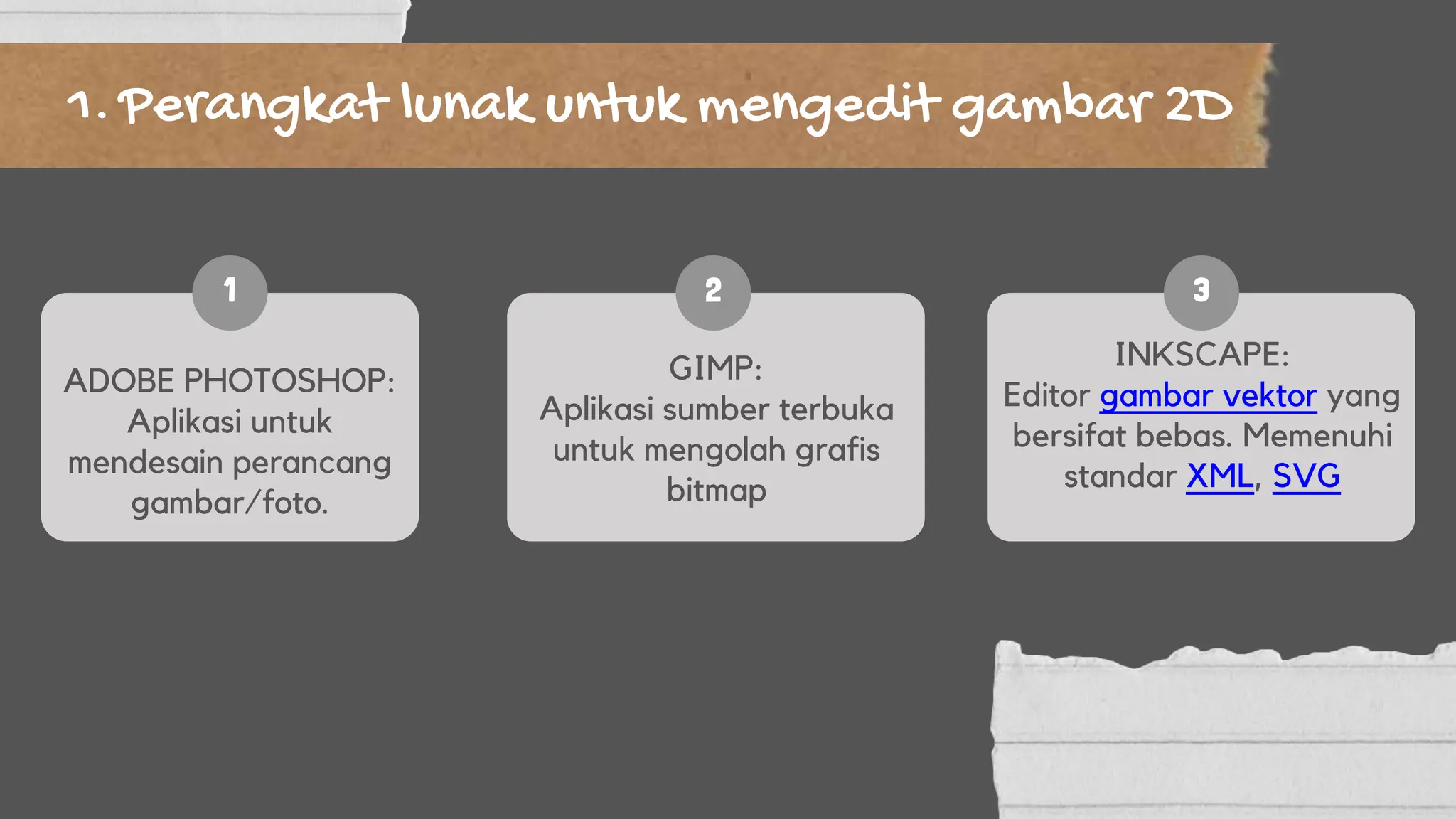Komponen Multimedia pada teks Gambar .pptx | Free Download