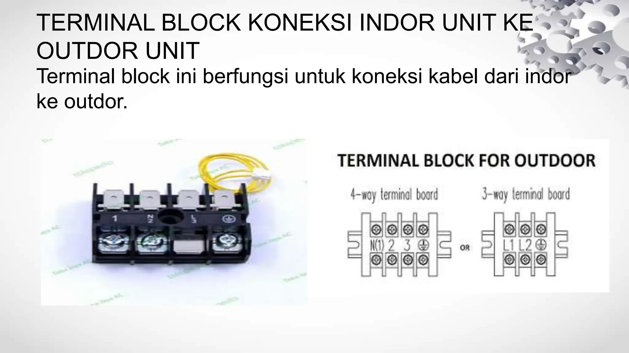 Komponen pada Outdor Air Conditioning (AC) Split Non Inverter | PPTX