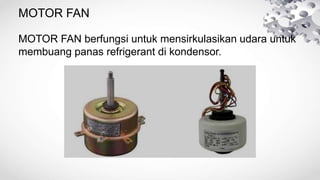Komponen pada Outdor Air Conditioning (AC) Split Non Inverter | PPTX