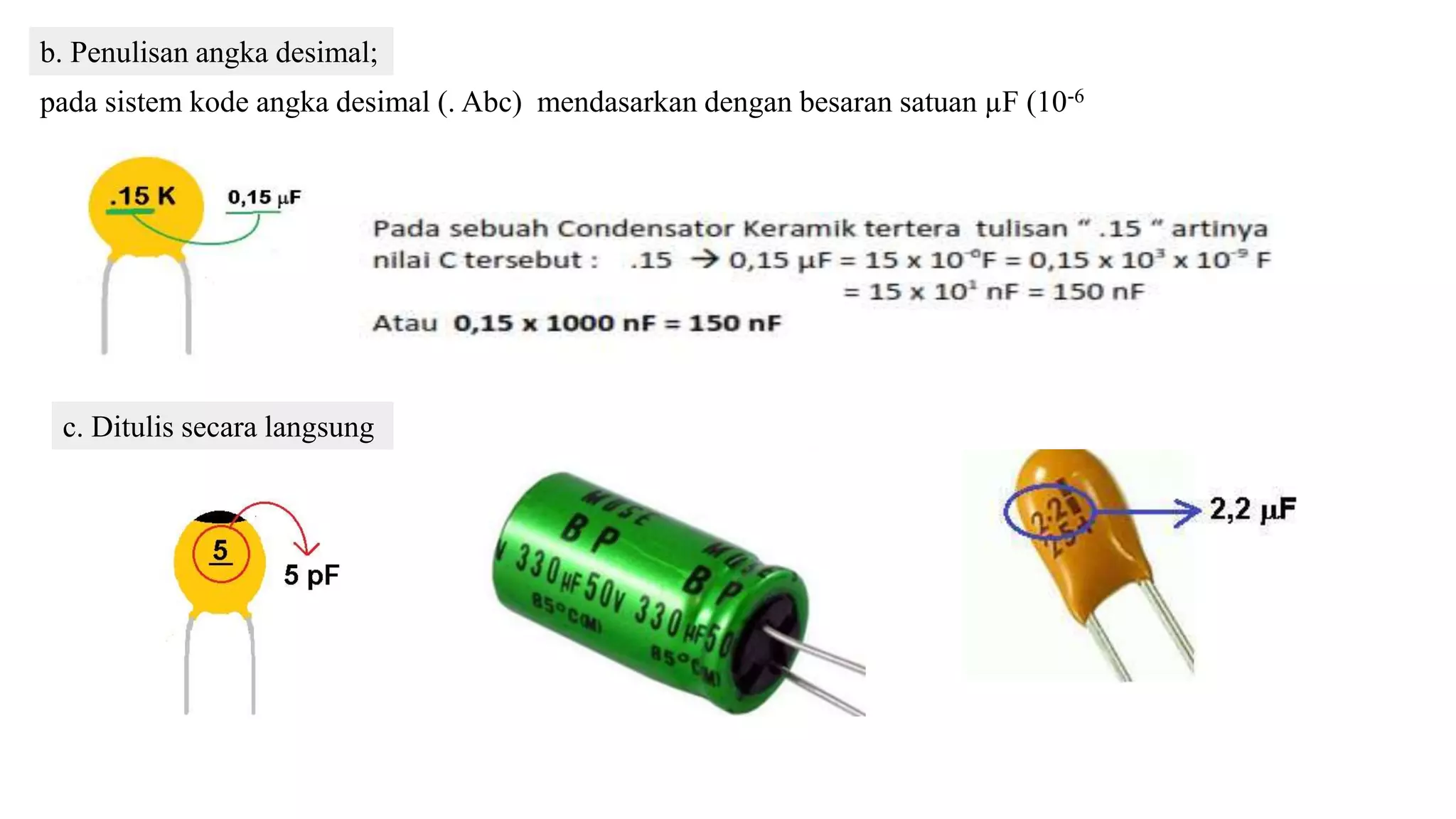 Komponen pasif 1 resistor dan condensator | PPT