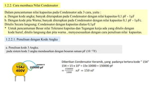 Komponen pasif 1 resistor dan condensator | PPT