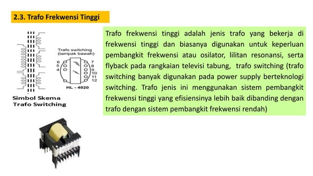 Komponen pasif 2 induktor dan trafo | PPTX