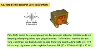 Komponen pasif 2 induktor dan trafo | PPTX