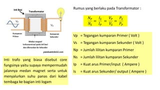 Komponen pasif 2 induktor dan trafo | PPTX