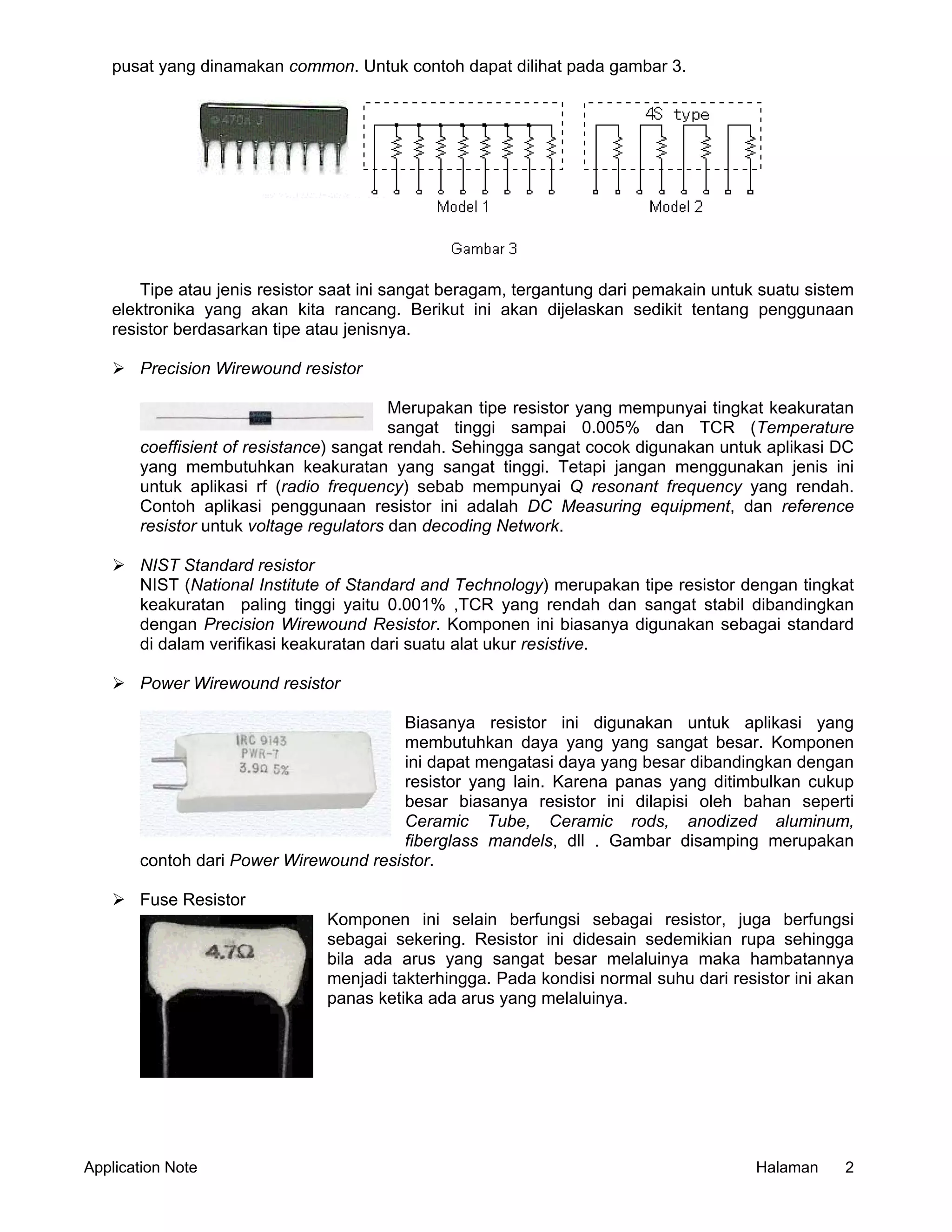 Komponen pasif elektronika | PDF
