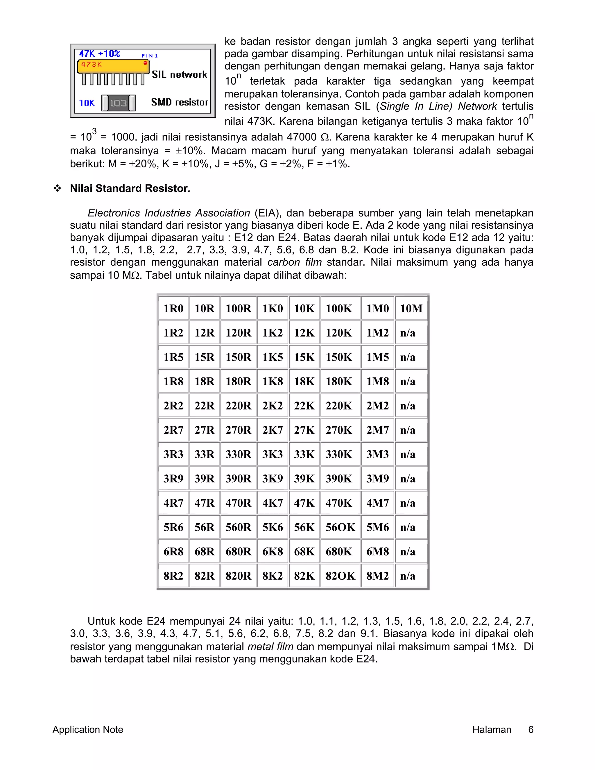 Komponen pasif elektronika | PDF