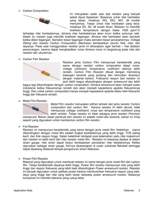 Komponen pasif elektronika | PDF