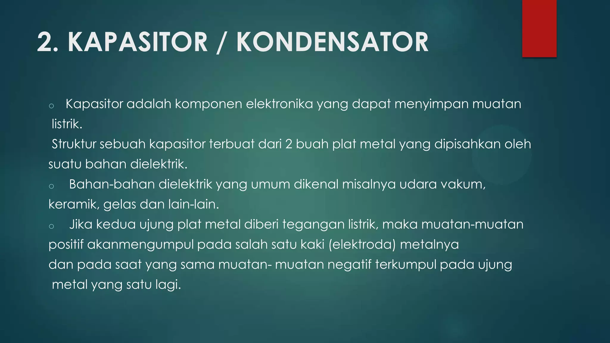 Komponen pasif elektronika | PPTX