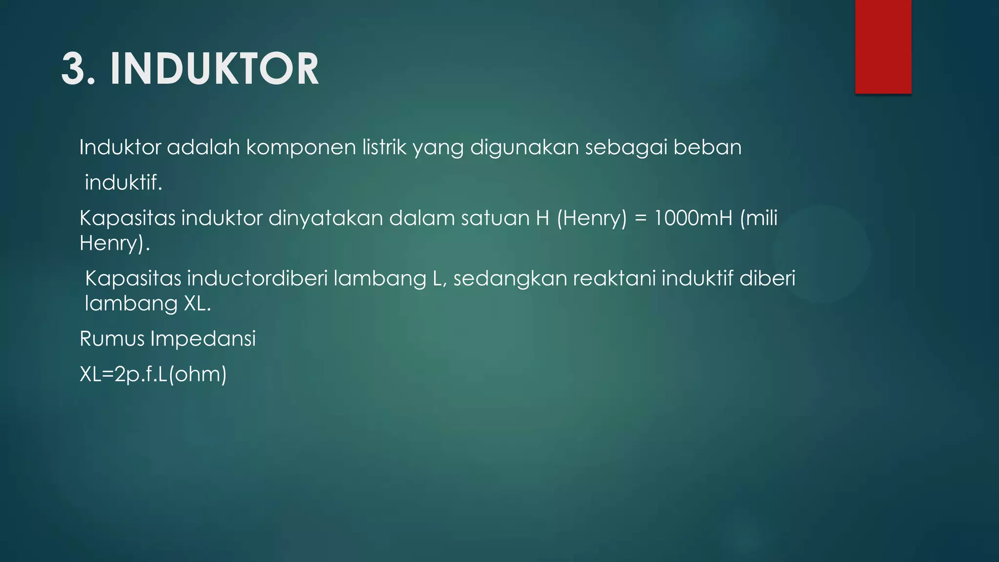 Komponen pasif elektronika | PPTX