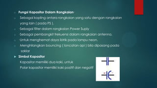 Komponen pasif elektronika | PPTX