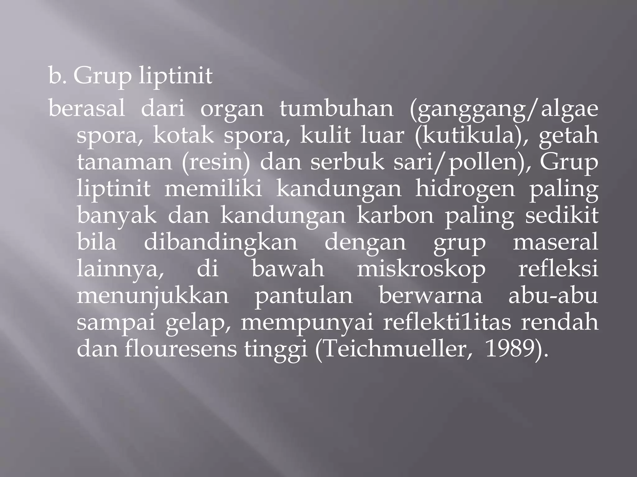 Komponen pembentuk batubara | PPTX