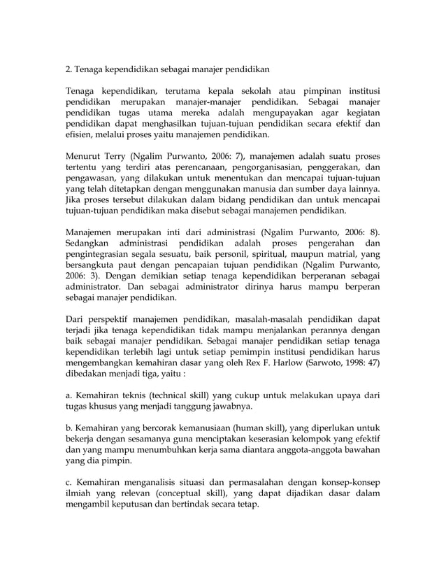 Komponen pendidikan | DOC