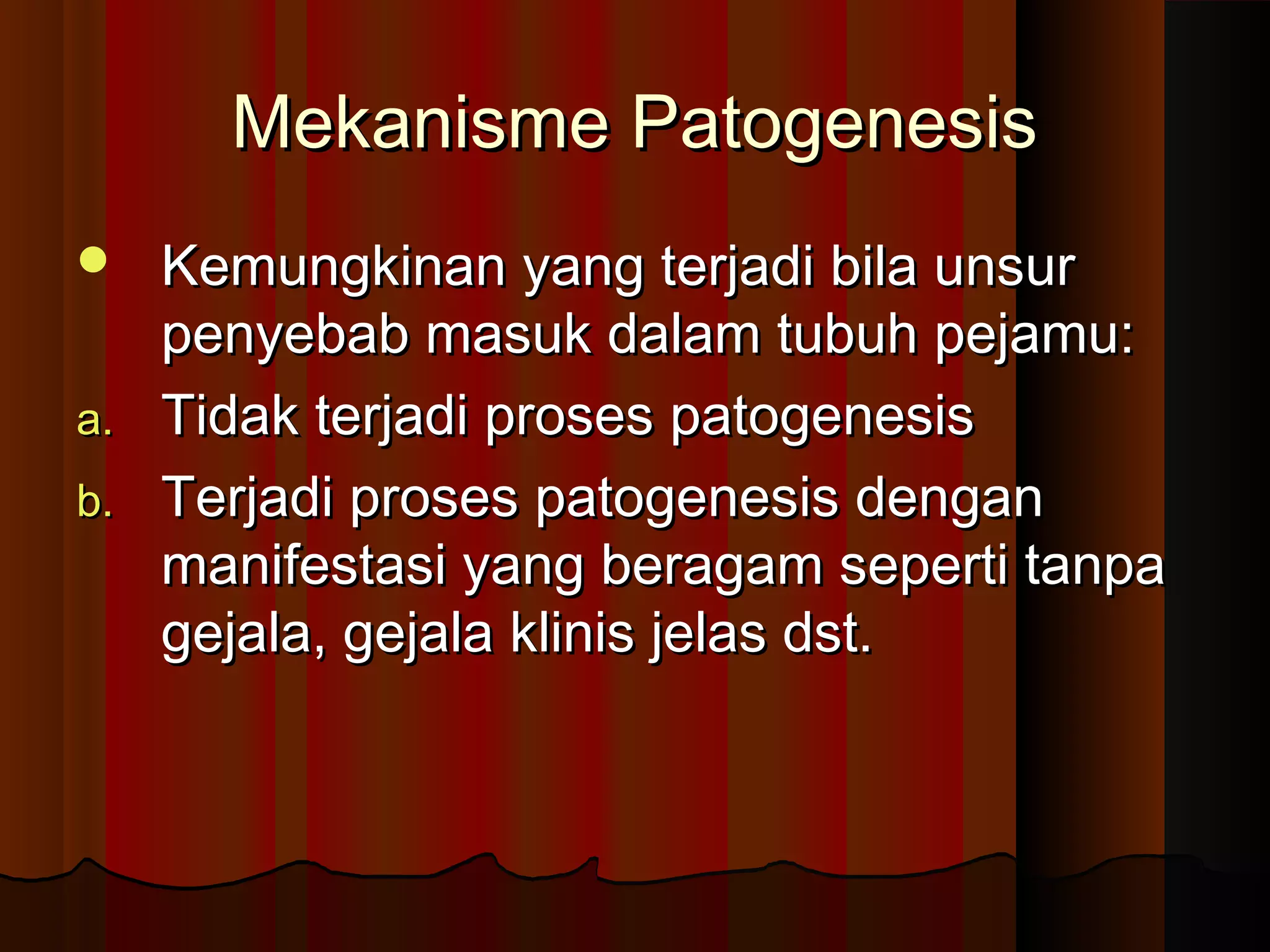 Komponen proses penyakit menular (3) | PPT