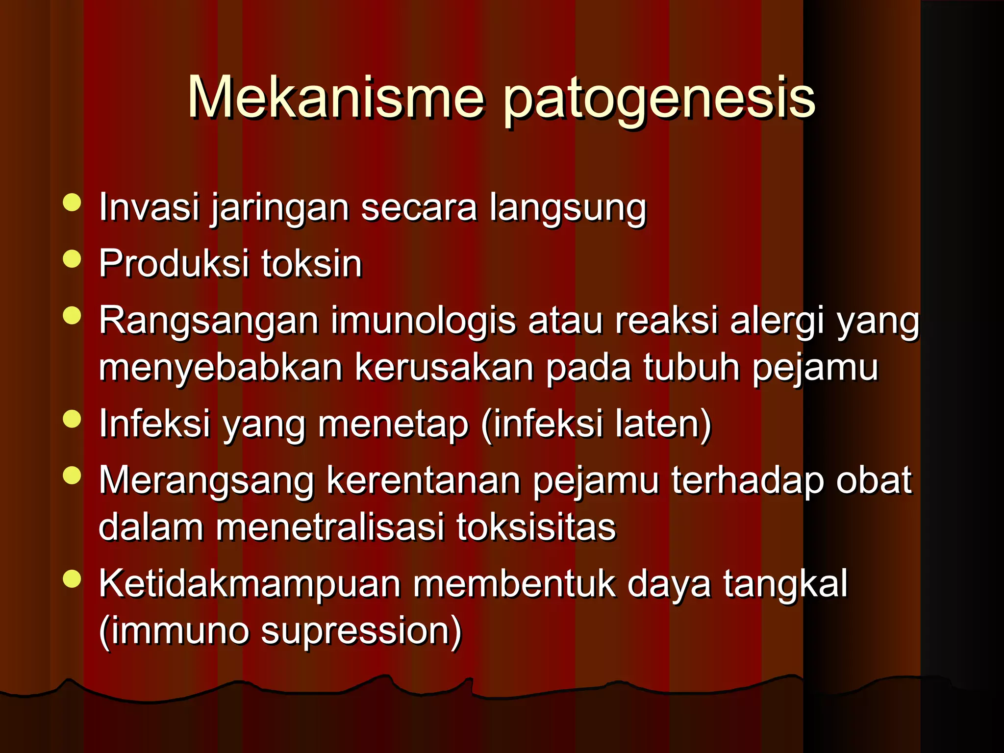 Komponen proses penyakit menular (3) | PPT