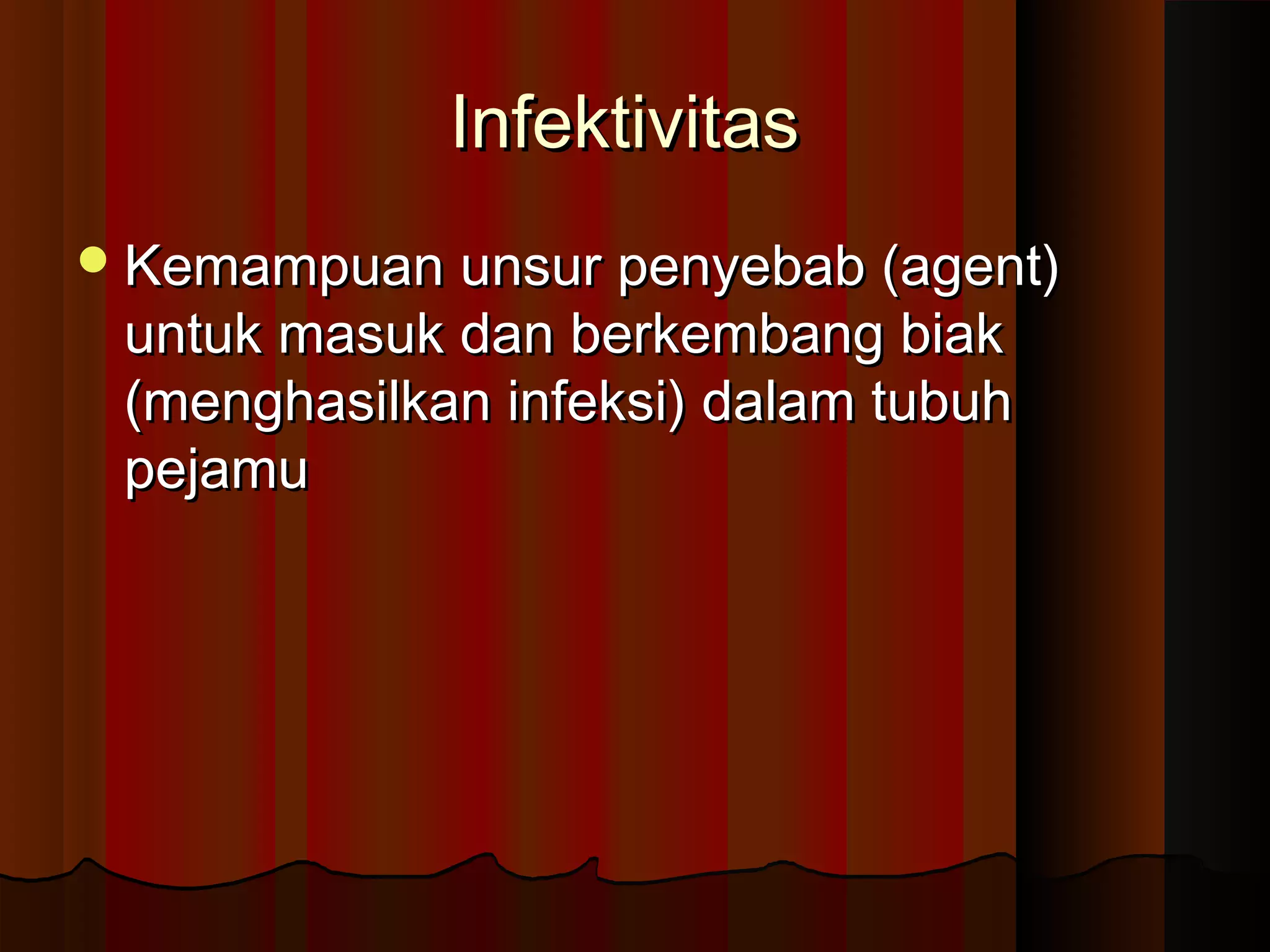 Komponen proses penyakit menular (3) | PPT