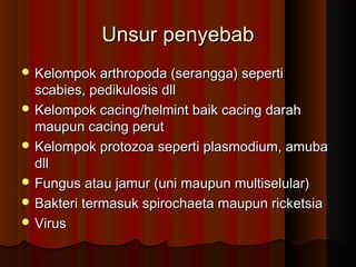 Komponen proses penyakit menular (3) | PPT