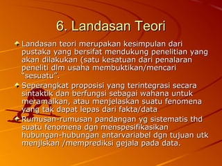 Komponen rancangan penelitian | PPT