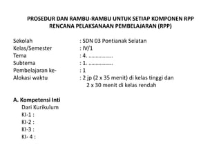 KOMPONEN RPP DAN RAMBU-RAMBU.pptx