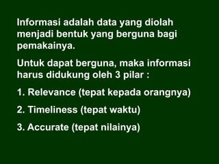 Komponen sistem informasi | PPTX