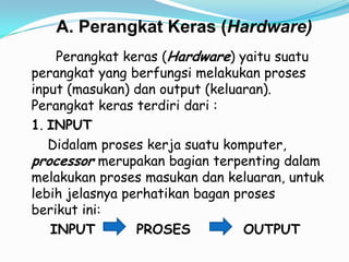 Komponen sistem komputer ppt | PPTX