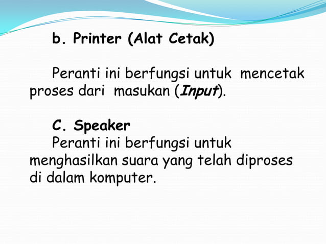 Komponen sistem komputer ppt | PPT