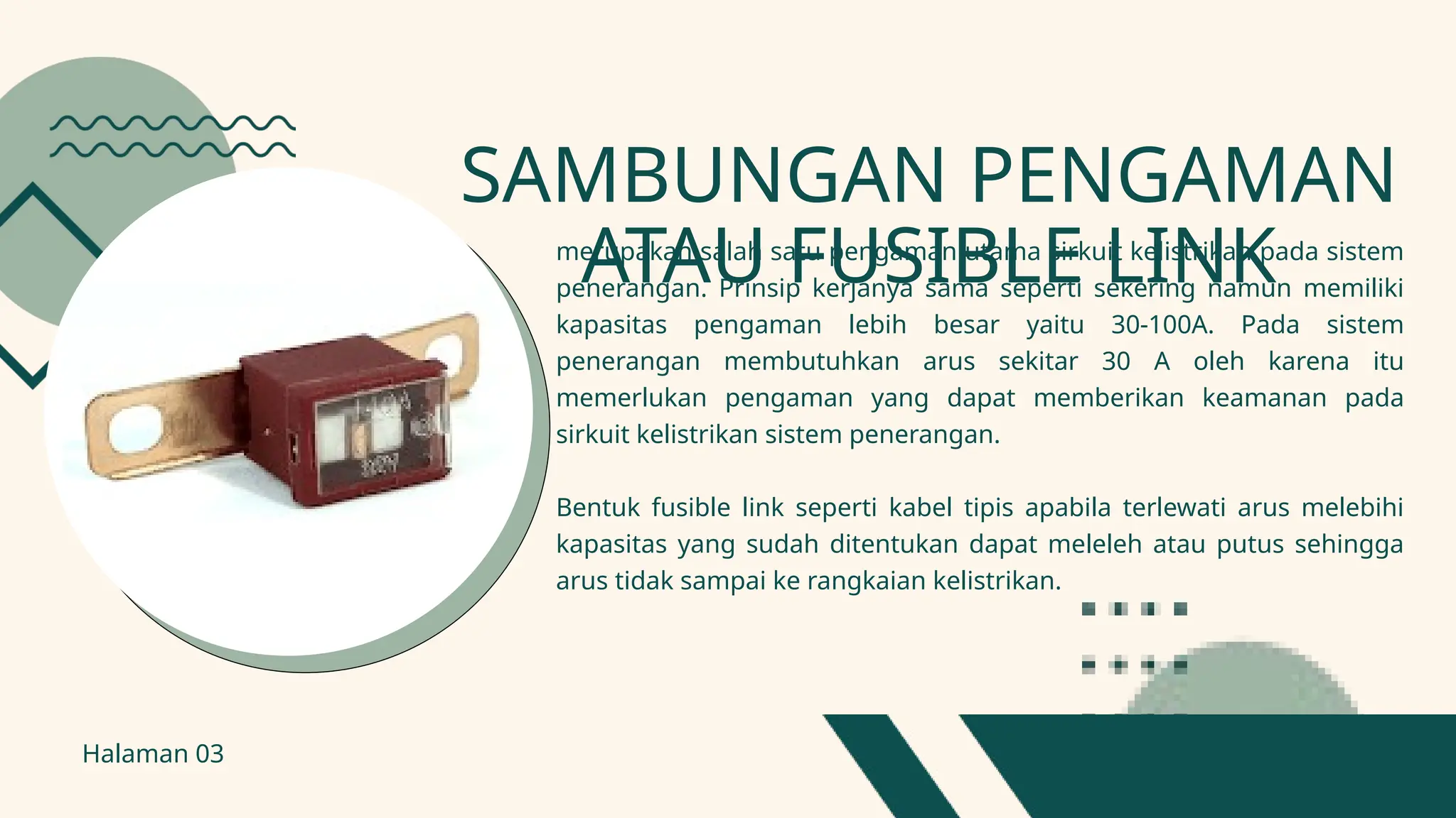 komponen sistem penerangan Kendaraan Ringan | PPTX