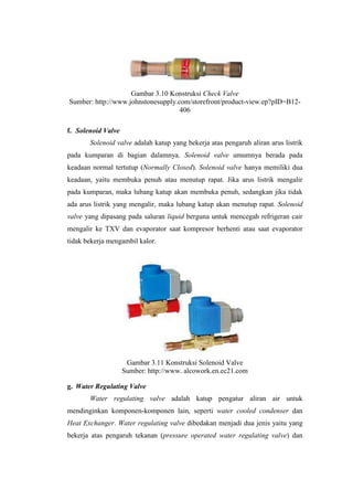 Komponen sistem refrigerasi pada freeze dryer | DOCX