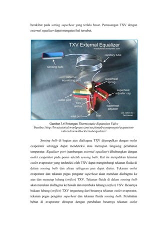 Komponen sistem refrigerasi pada freeze dryer | DOCX