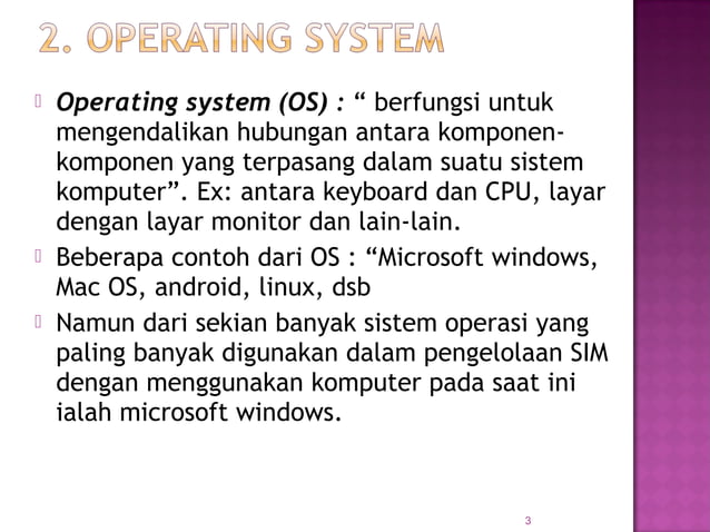 Komponen software sim berbasis komputer-2017 | PPT
