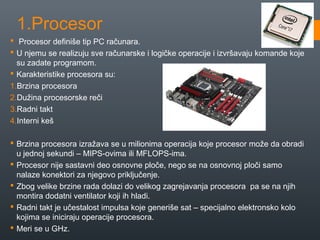 Komponente hardvera pc a | PPT