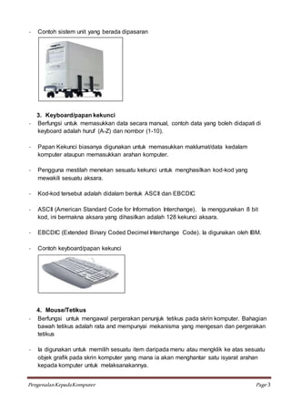 Komponen utama komputer | DOCX