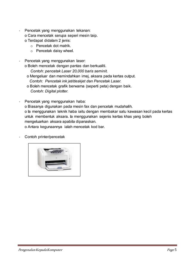 Komponen utama komputer | DOCX