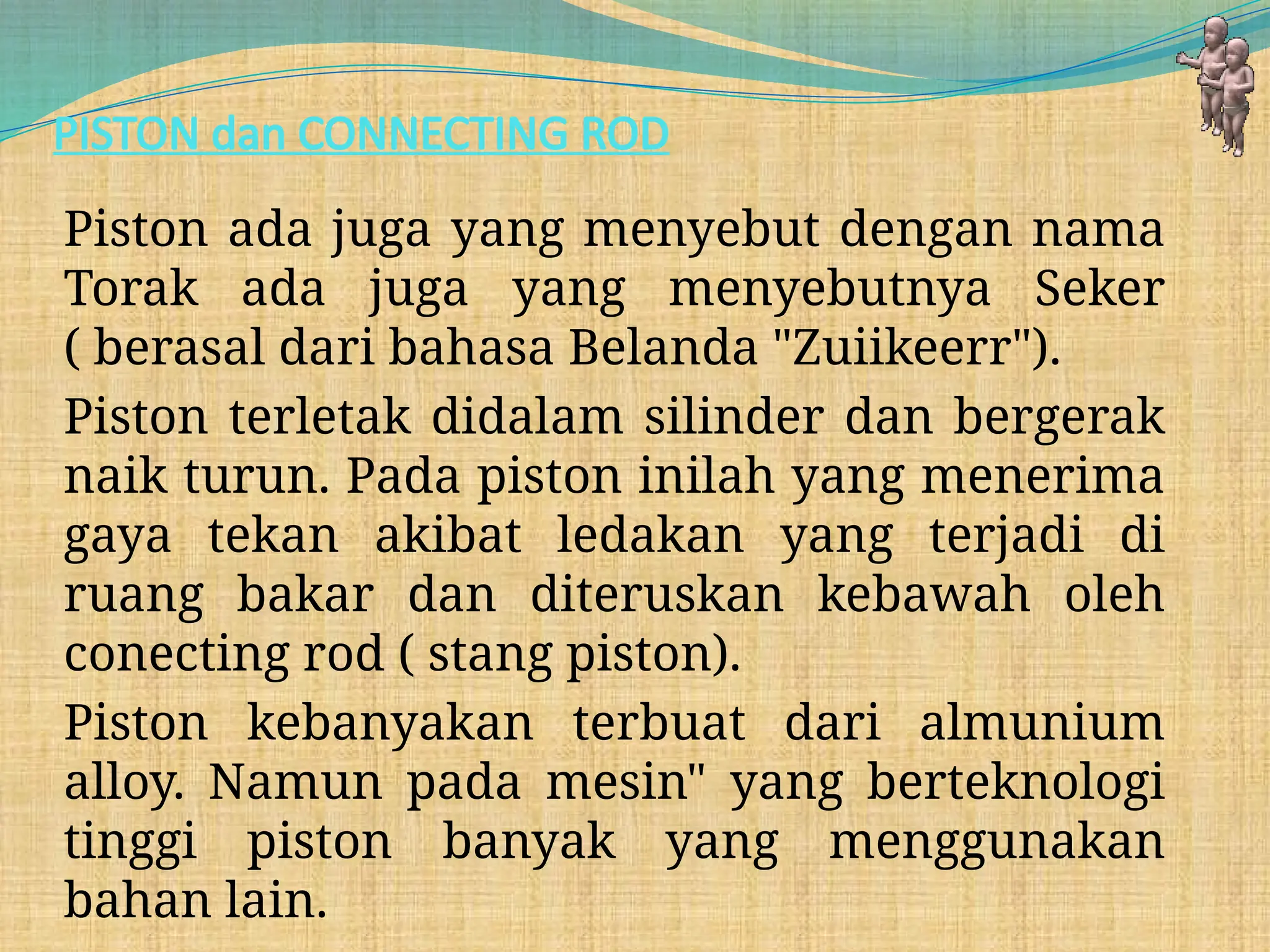 Komponen utama engine 4 Stroke beserta fungsinya | PPT