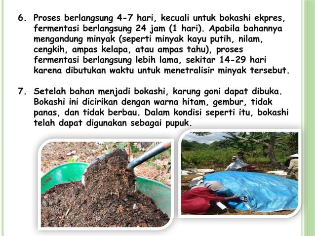 CARA PEMBUATAN KOMPOS BOKASHI DARI JERAMIpptx | PPTX