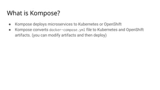 Microservices on Kubernetes - The simple way | PDF