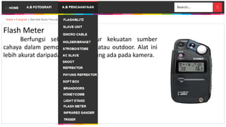 Alat Bantu Pemotretan - Komposisi foto digital | PPTX
