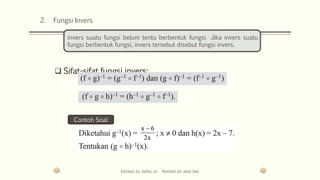 Komposisi fungsi dan invers | PPTX