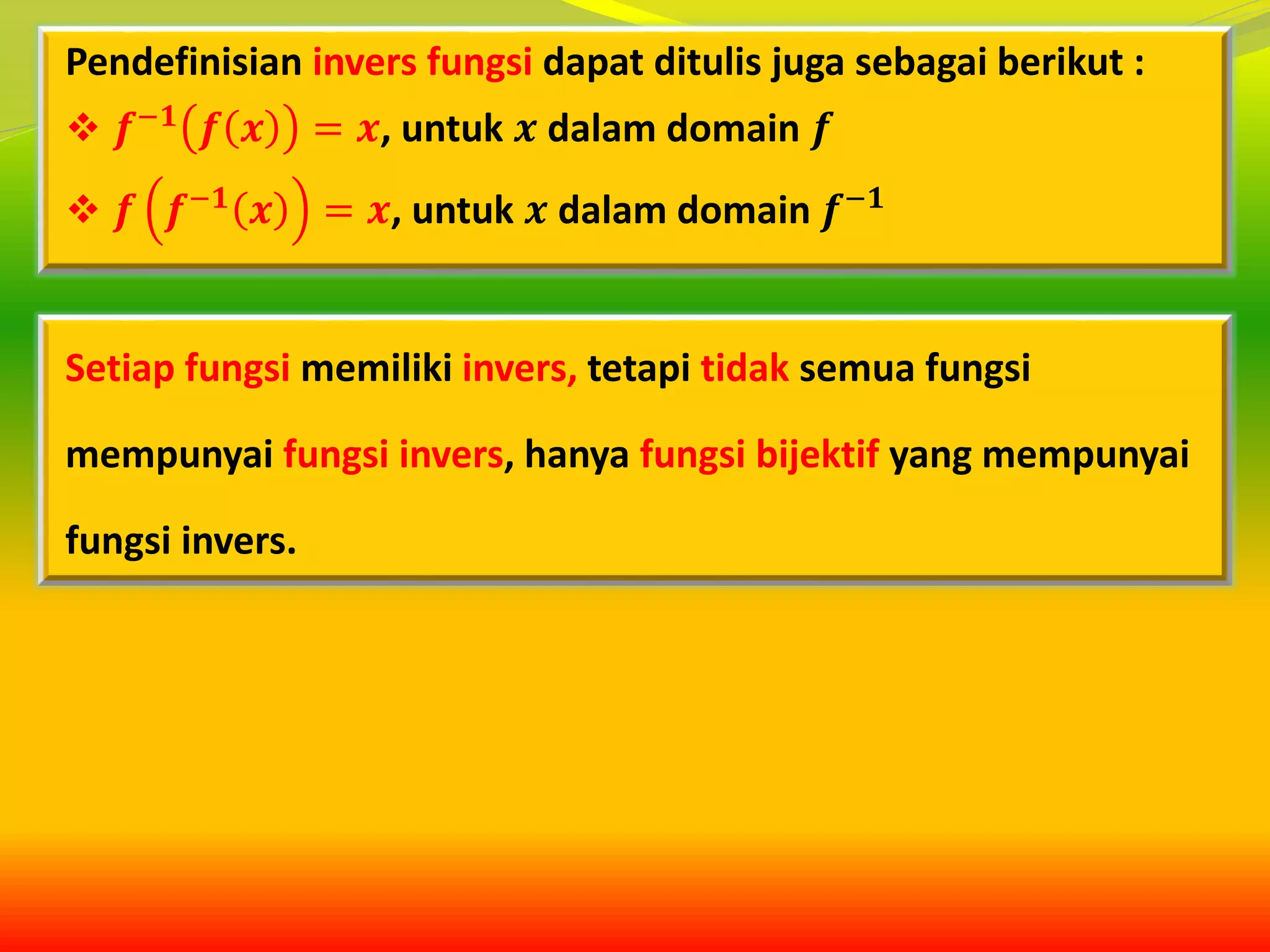 Komposisis fungsi dan invers fungsi | PPTX